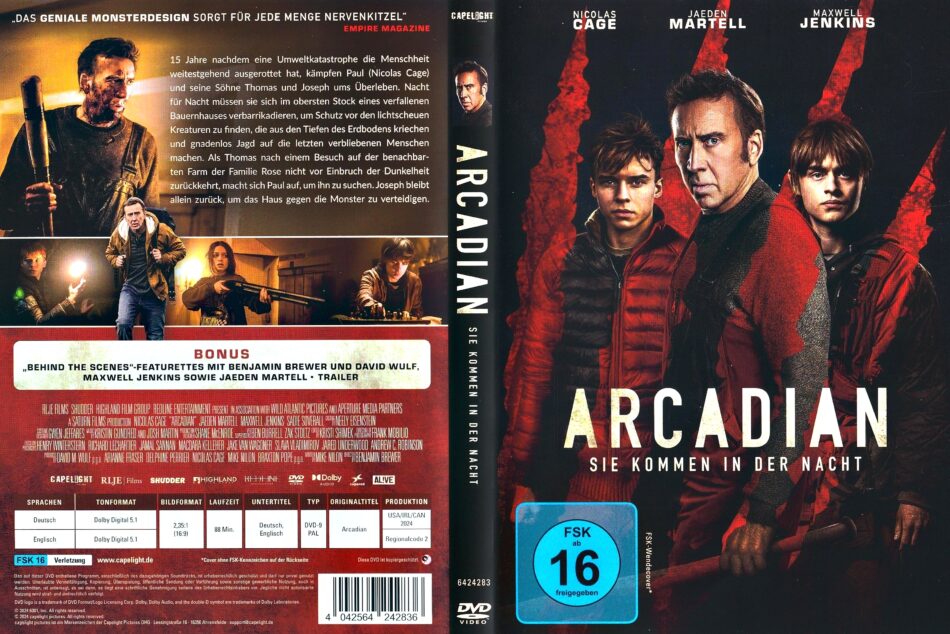 Arcadian R2 DE DVD cover - DVDcover.Com