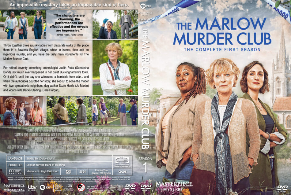 The Marlow Murder Club - Season 1 R1 Custom DVD Cover & Label - DVDcover.Com