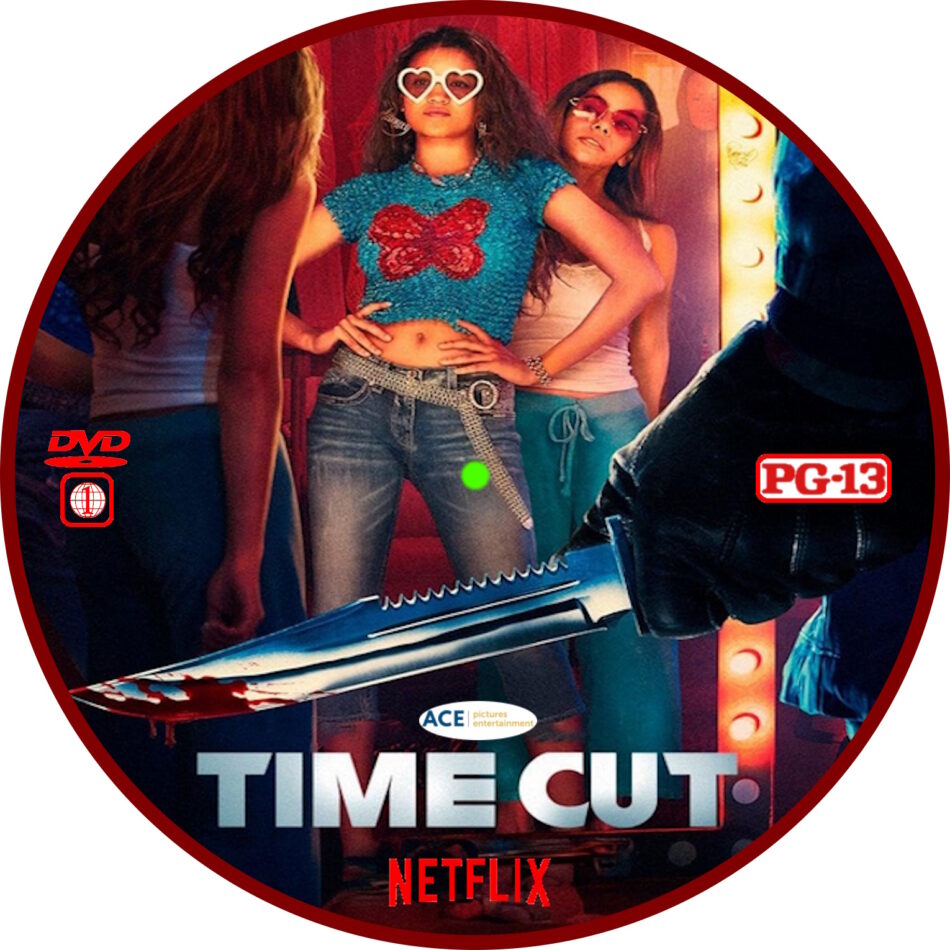 Time Cut (2024) R1 Custom DVD Label - DVDcover.Com
