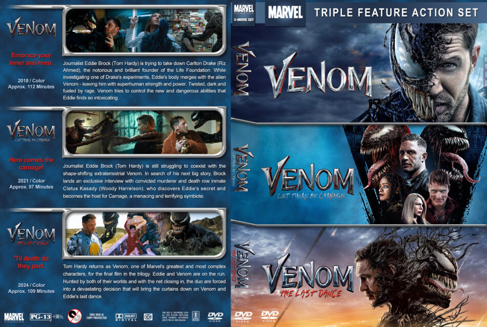 Venom (2018) R1 CUSTOM DVD Cover & Label - DVDcover.Com