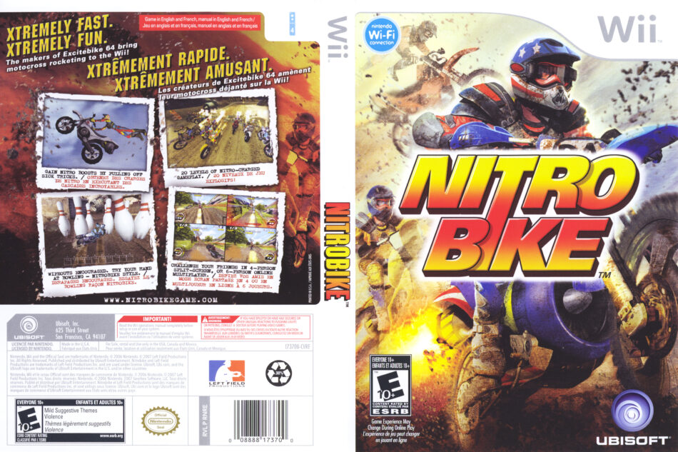 Nitro Bike Wii Cover - DVDcover.Com