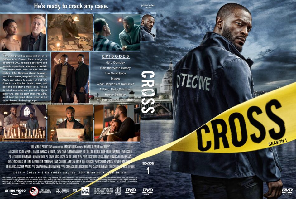 Cross - Season 1 R1 Custom DVD Cover & Labels - DVDcover.Com