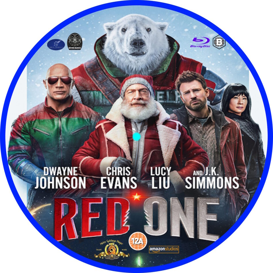 Red One (2024) Custom RB Blu-ray Cover & Label - DVDcover.Com