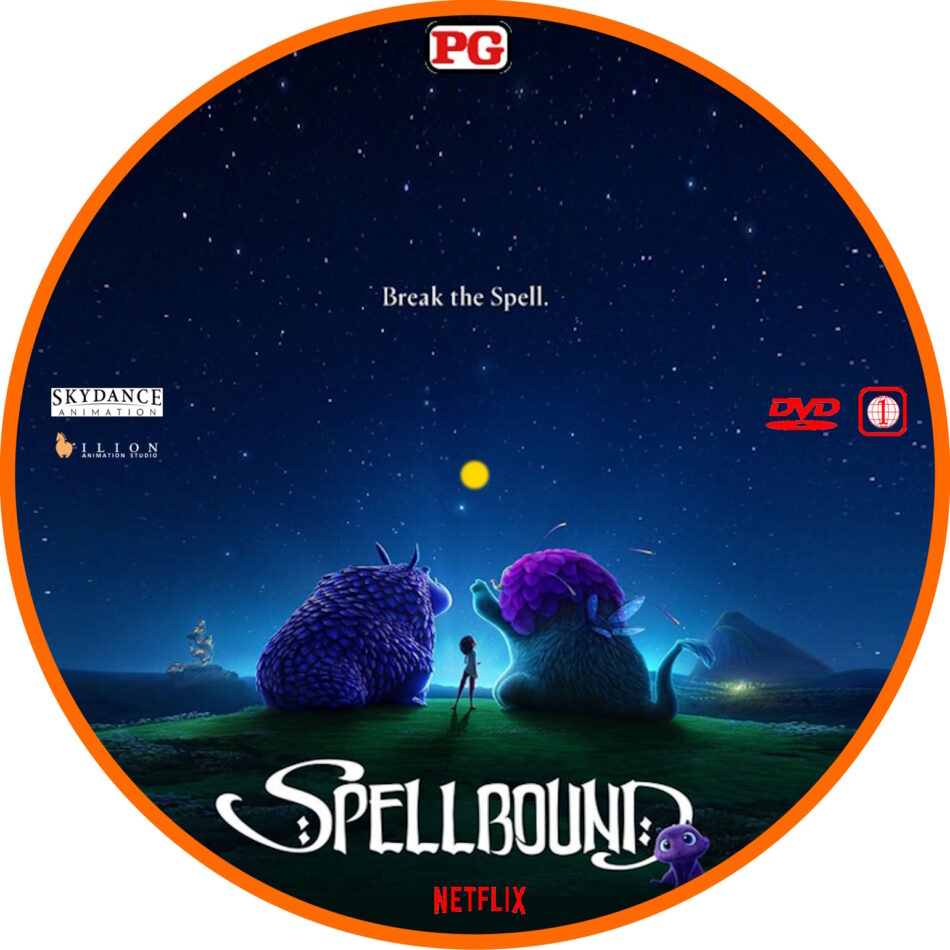 Spellbound (2024) R1 Custom DVD Label - DVDcover.Com