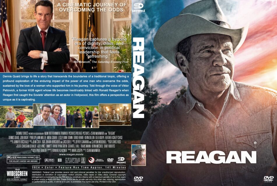 Reagan (2024) R1 Custom DVD Cover & Label - DVDcover.Com