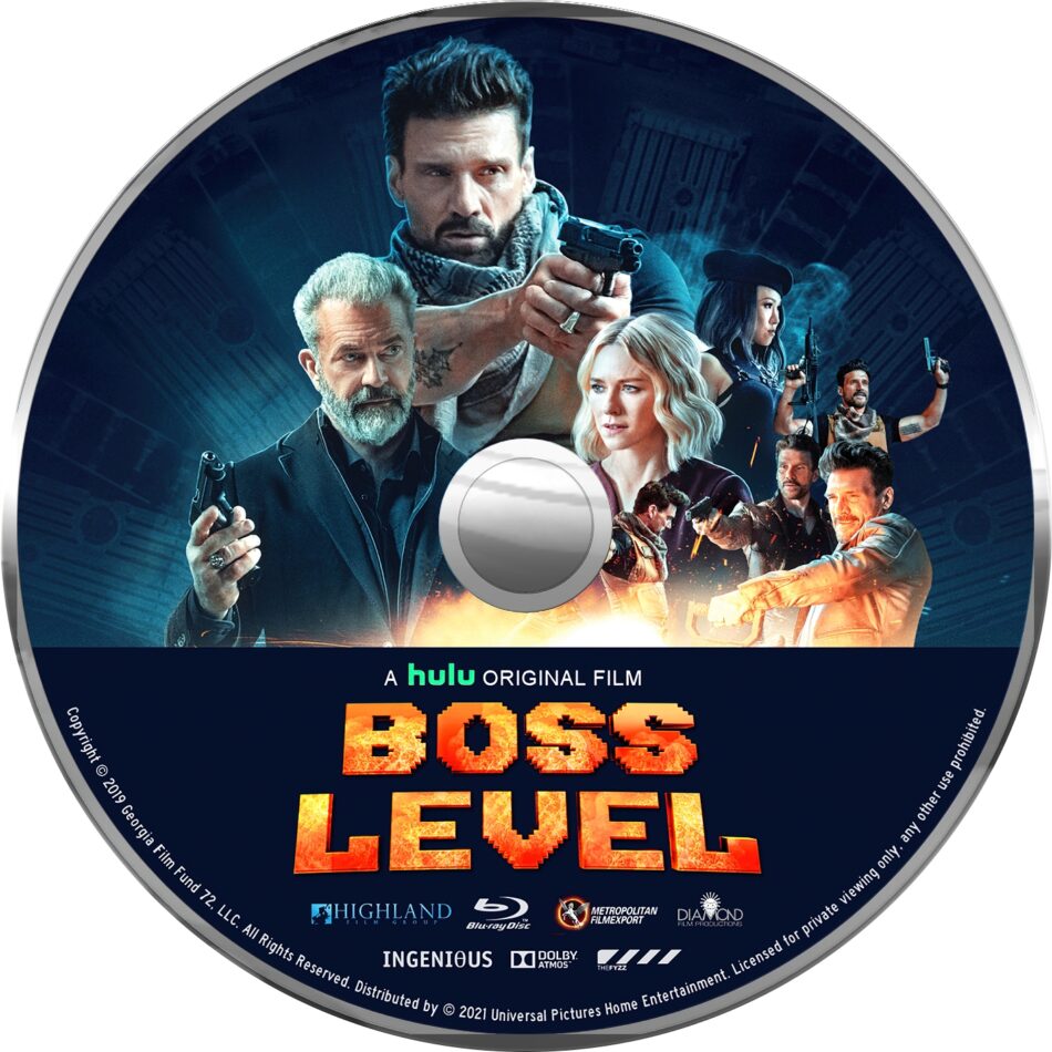 Boss Level (2021) R2 DE DVD Cover - DVDcover.Com