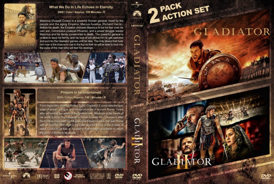 Gladiator R1 Custom DVD Cover & Label - DVDcover.Com