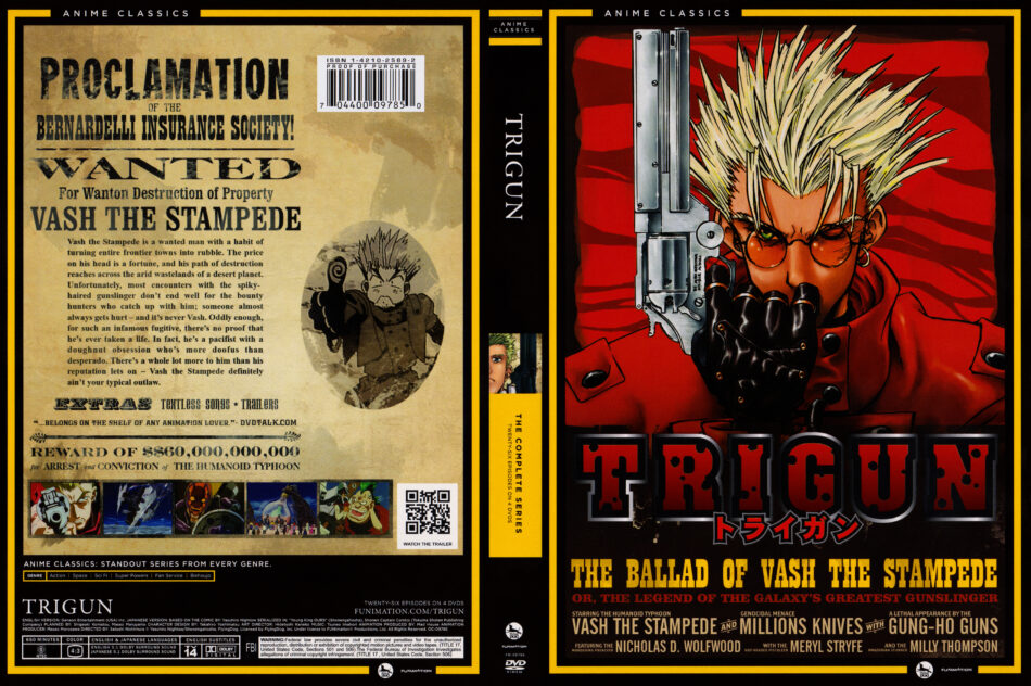 Trigun - The Ballad of Vash the Stampede (Complete Collection) DVD ...