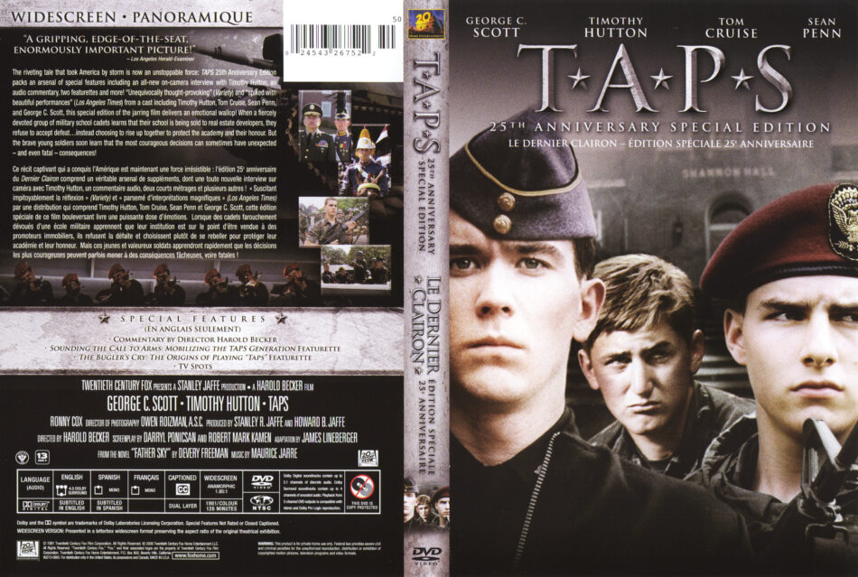 Taps (1981) Blu-Ray Cover & Label - DVDcover.Com