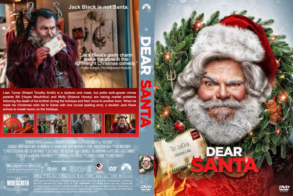 Dear Santa (2024) R1 Custom DVD Cover & Label - DVDcover.Com