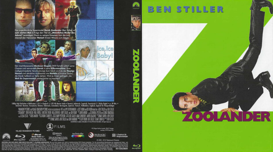 Zoolander (2001) R2 DE DVD Cover - DVDcover.Com