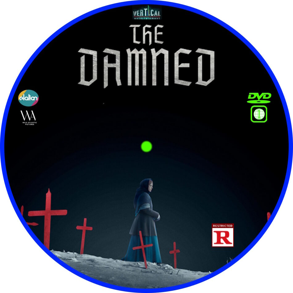 The Damned (2024) R1 Custom DVD Label - DVDcover.Com