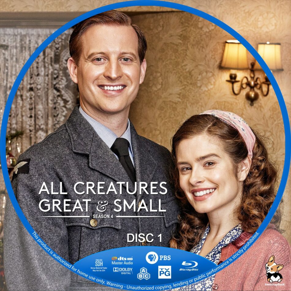 All Creatures Great and Small - Season 4 Custom Blu-Ray Labels ...