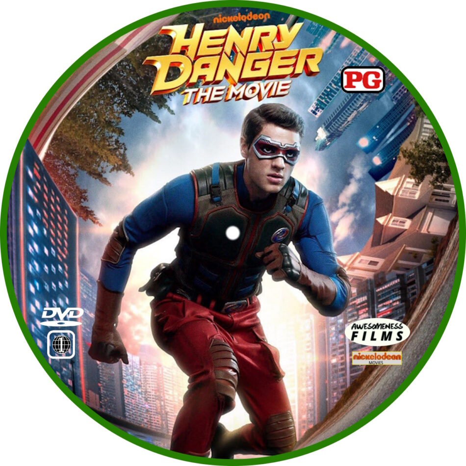 Henry Danger: The Movie (2025) R1 Custom DVD Label - DVDcover.Com