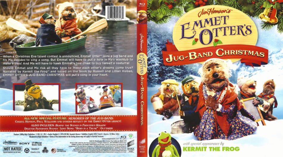 Emmet Otter’s Jug-Band Christmas (1977) R1 Blu-ray Cover - DVDcover.Com