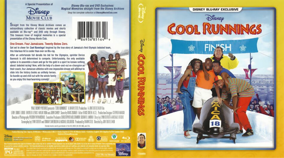 Cool Runnings (1993) R1 Blu-ray Cover - DVDcover.Com