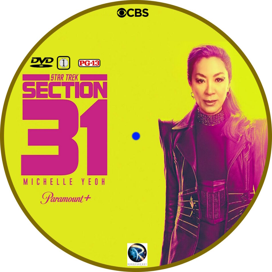 Star Trek: Section 31 (2025) Custom DVD Label - DVDcover.Com
