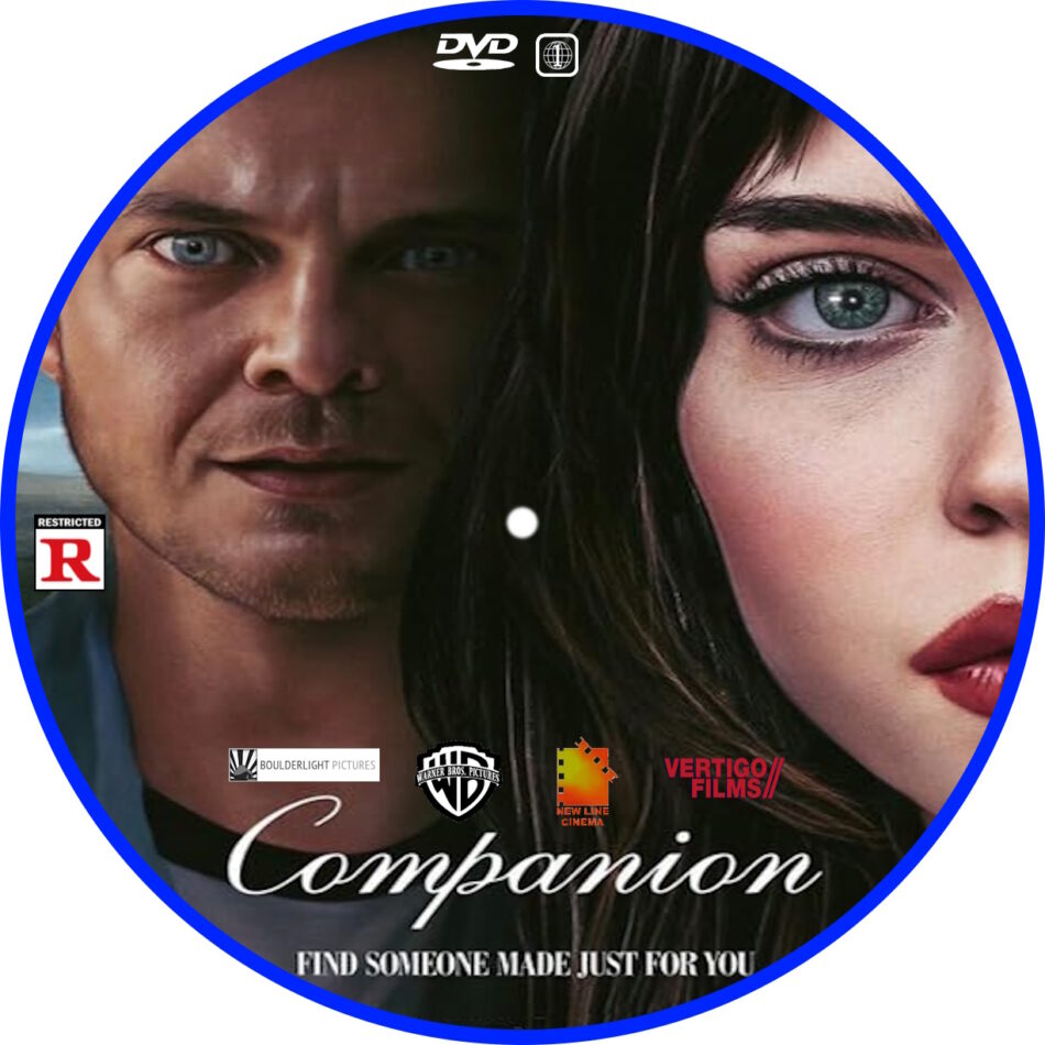 Companion (2025) R1 Custom DVD Label - DVDcover.Com