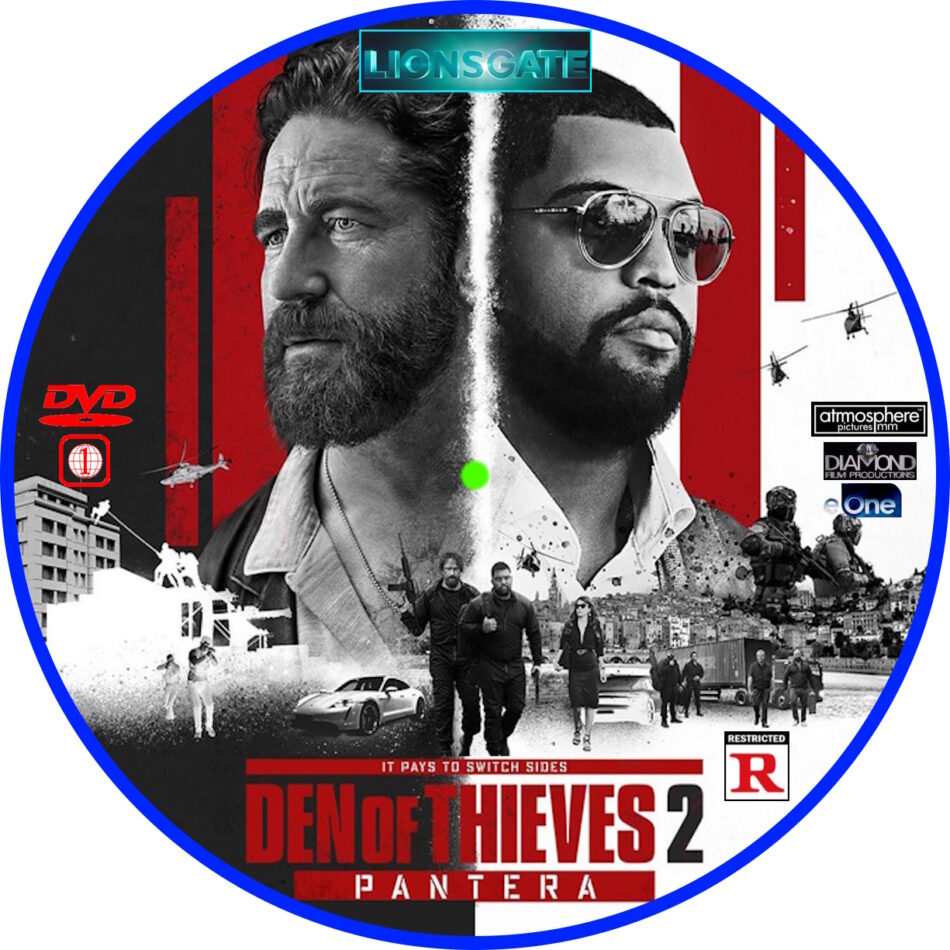 Den Of Thieves 2: Pantera (2025) R1 Custom DVD Label - DVDcover.Com