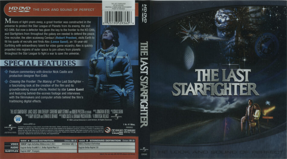 The Last Starfighter HD DVD Cover & Label - DVDcover.Com