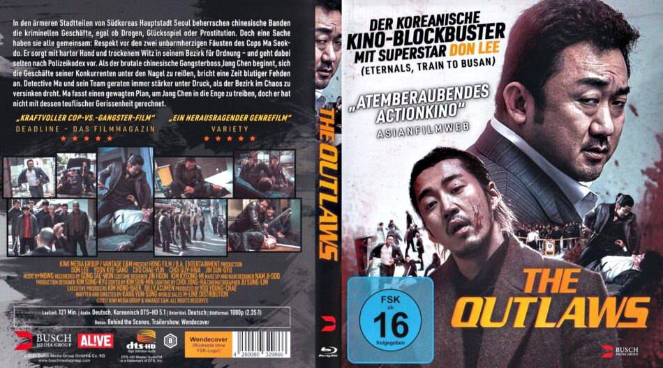 The Outlaws DE Blu-Ray Cover - DVDcover.Com