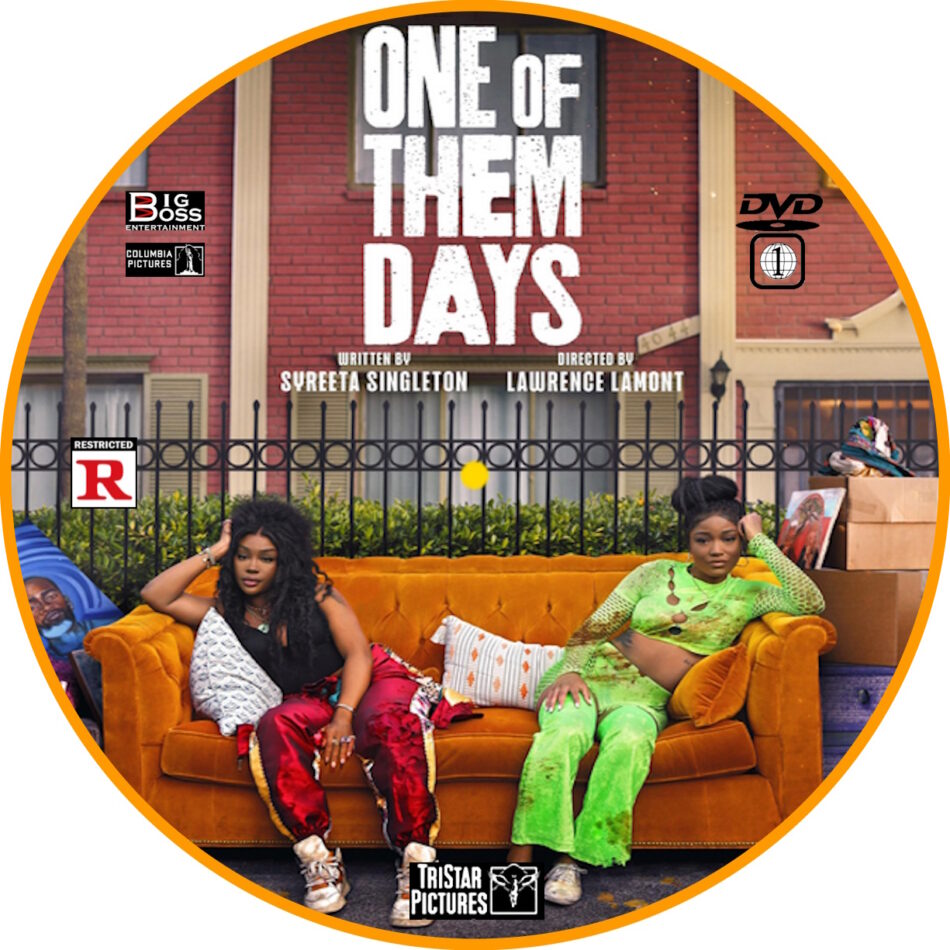 One Of Them Days (2024) R1 Custom DVD Label - DVDcover.Com