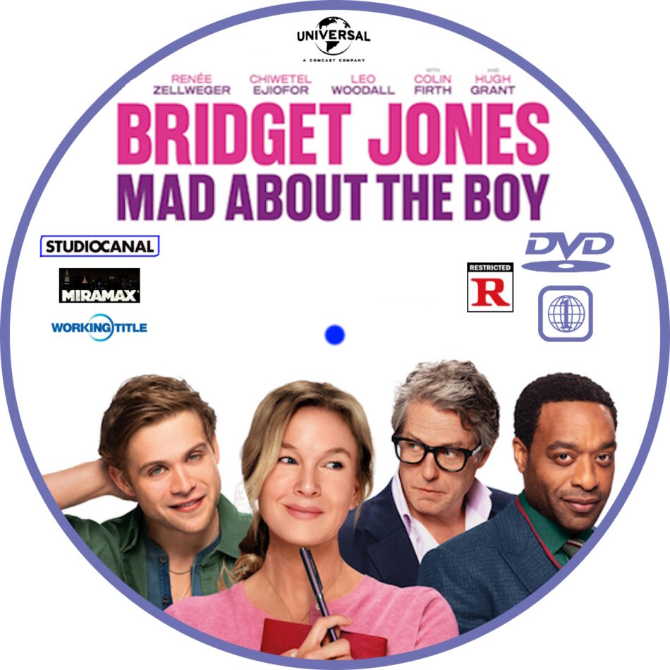 Bridget Jones: Mad About The Boy (2025) R1 Custom DVD Label - DVDcover.Com
