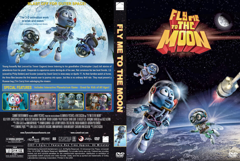 Fly Me to the Moon (2007) R1 Custom DVD Cover & Label - DVDcover.Com
