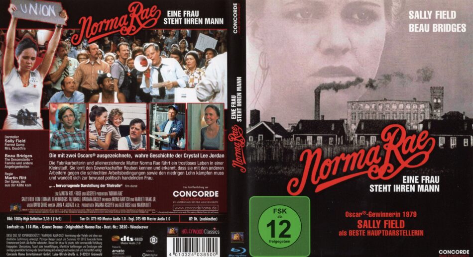 Norma Rae DE Blu-Ray Cover - DVDcover.Com