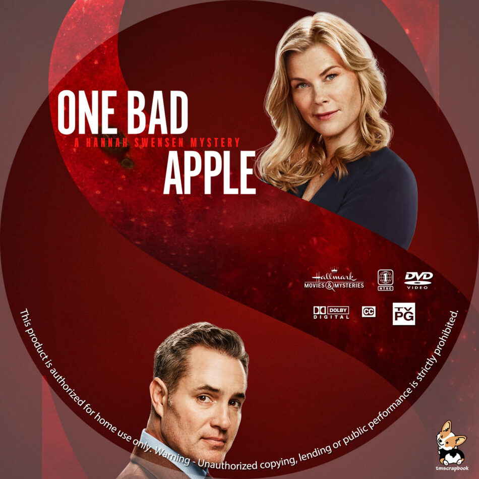 One Bad Apple: A Hannah Swensen Mystery R1 Custom DVD Label - DVDcover.Com