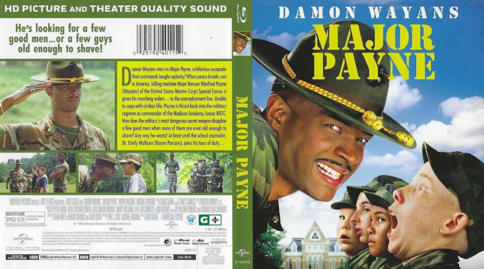 Major Payne Blu-Ray Cover - DVDcover.Com