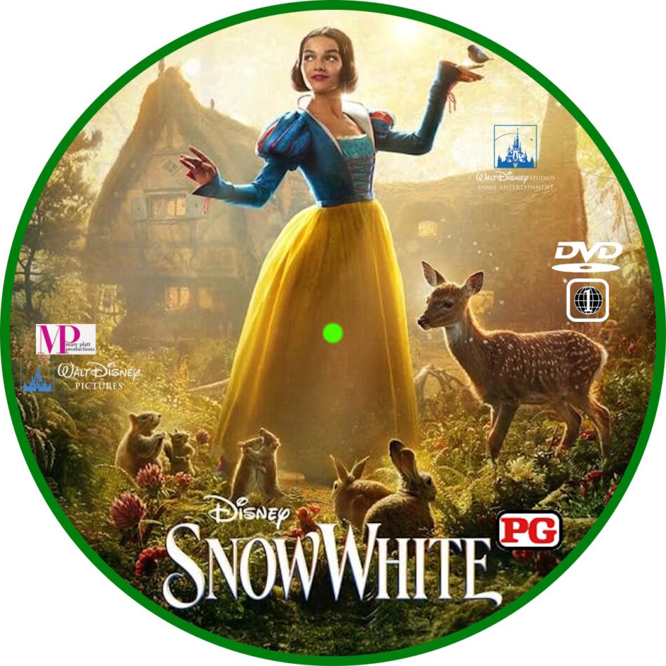 Snow White (2025) R1 Custom DVD Label V1 - DVDcover.Com