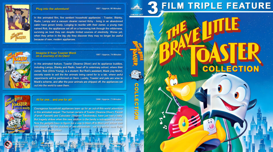 The Brave Little Toaster Collection Custom Blu-Ray Cover - DVDcover.Com