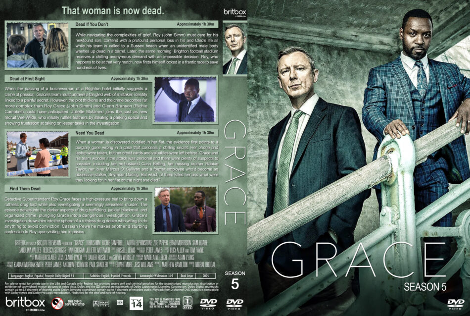 Grace - Season 5 R1 Custom DVD Cover - DVDcover.Com