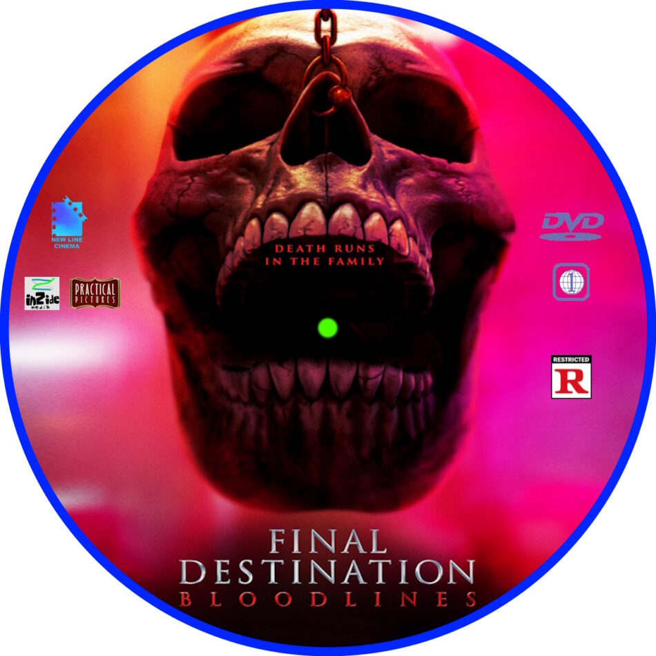 Final Destination : Bloodlines (2025) R1 Custom DVD Label - DVDcover.Com