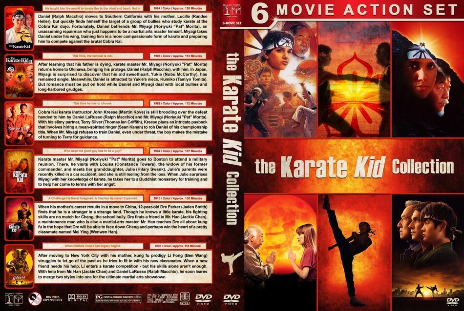 The Karate Kid Collection R1 Custom DVD Cover - DVDcover.Com