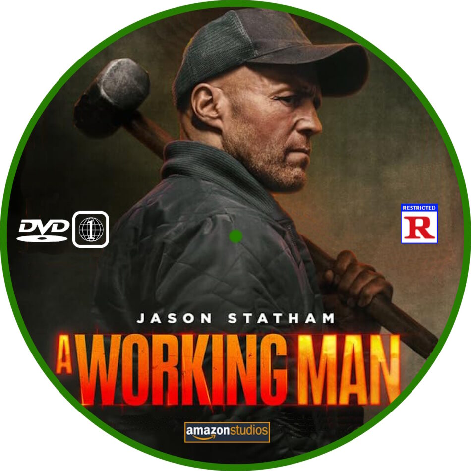 A Working Man (2025) R1 Custom DVD Label - DVDcover.Com