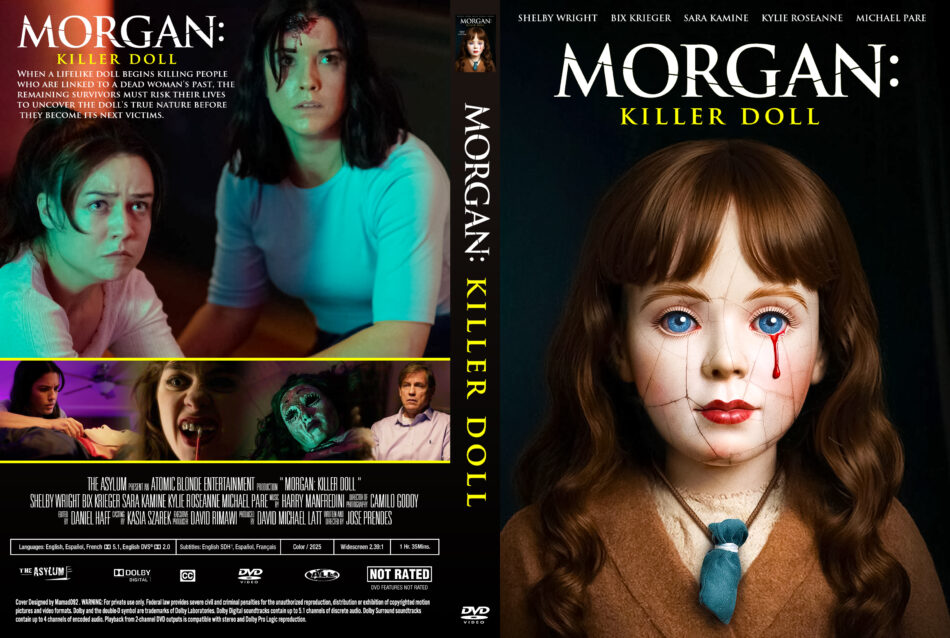 Morgan: Killer Doll (2025) R0 Custom DVD Cover & Label - DVDcover.Com