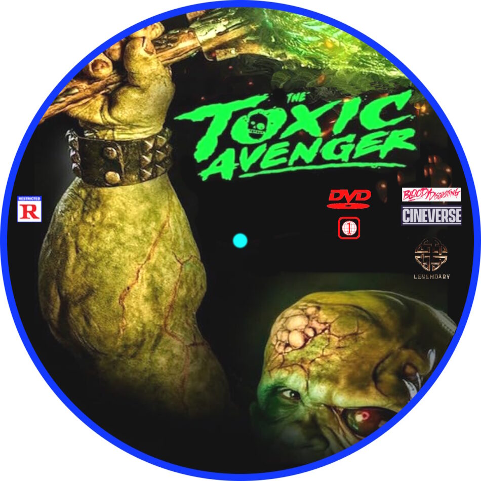 The Toxic Avenger (2025) R1 Custom DVD Label - DVDcover.Com