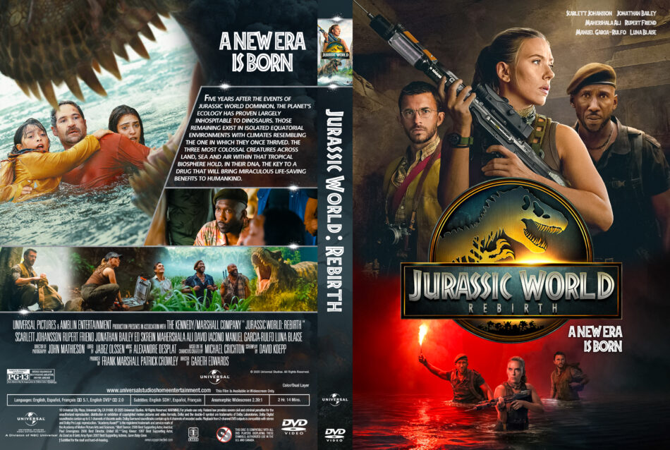 Jurassic World Rebirth (2025) R1 Custom DVD Cover - DVDcover.Com