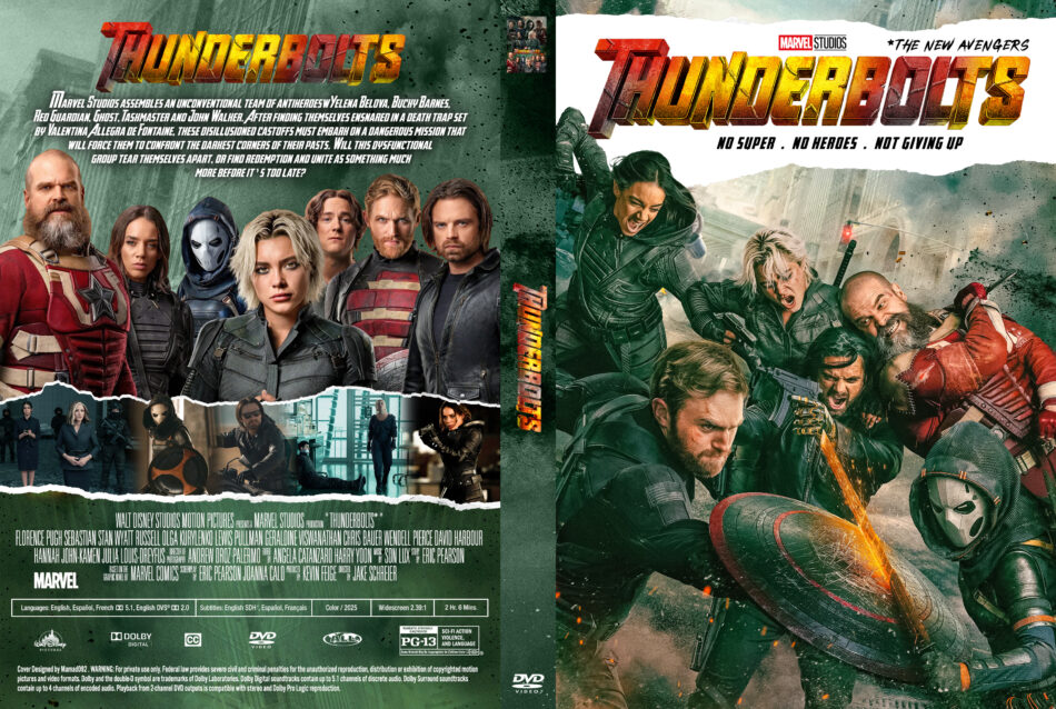 Thunderbolts (2025) R0 Custom DVD Cover - DVDcover.Com
