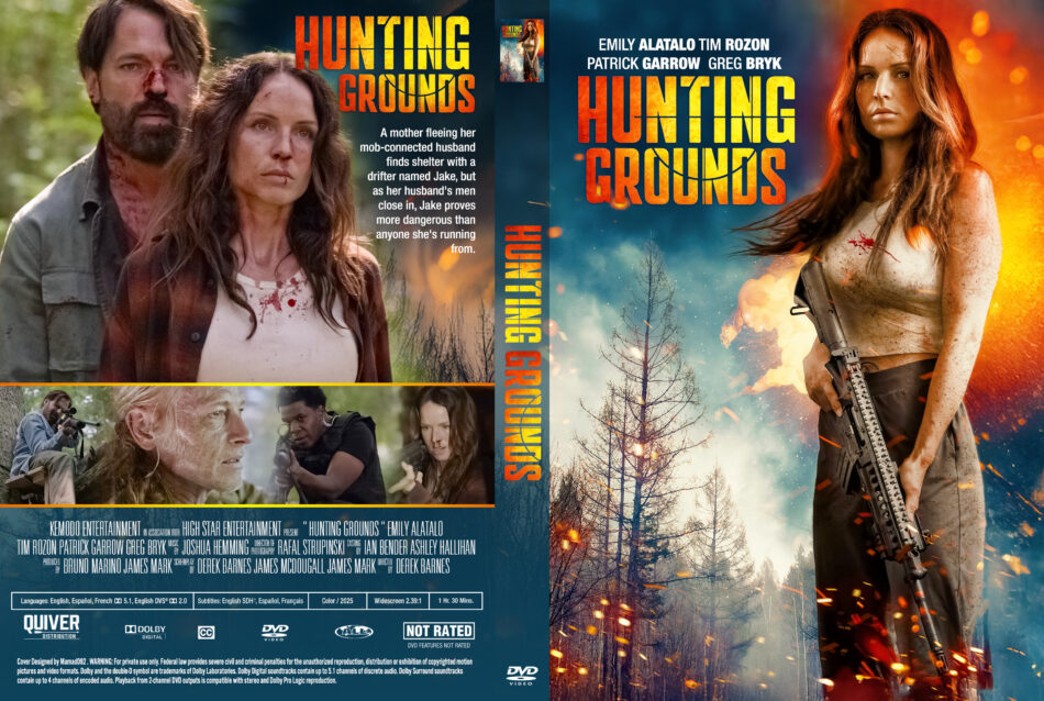 Hunting Grounds (2025) R0 Custom DVD Cover - DVDcover.Com