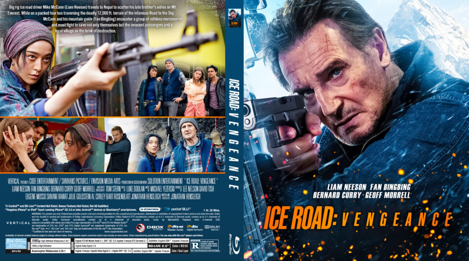 Ice Road Vengeance (2025) Custom Blu-Ray Cover - DVDcover.Com