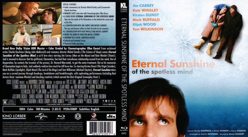 Eternal Sunshine of the Spotless Mind (2004) Blu-Ray & DVD Cover ...