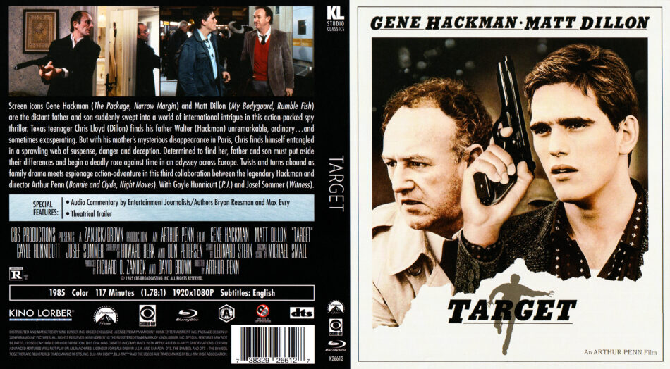 Target (1985) Blu-Ray & DVD Cover - DVDcover.Com