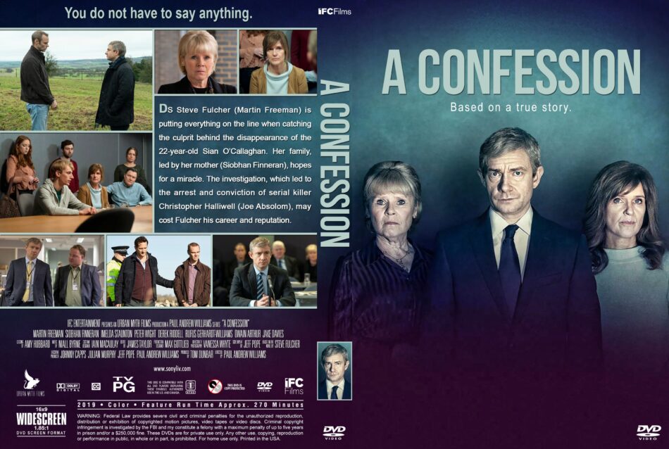 A Confession (2019 mini-series) R1 Custom DVD Cover & Label - DVDcover.Com