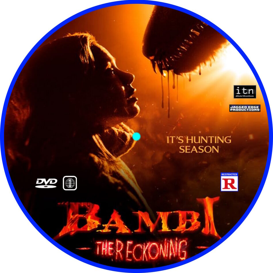 Bambi : The Reckoning (2025) R1 Custom DVD Label - DVDcover.Com
