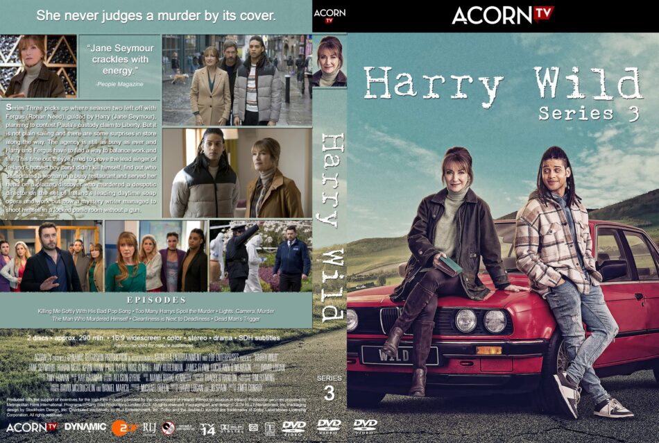 Harry Wild - Season 3 R1 Custom DVD Cover & Label - DVDcover.Com