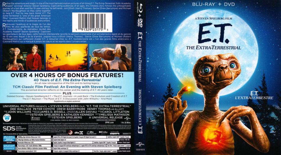 E.T. the Extra-Terrestrial (1982) Blu-Ray & DVD Covers - DVDcover.Com