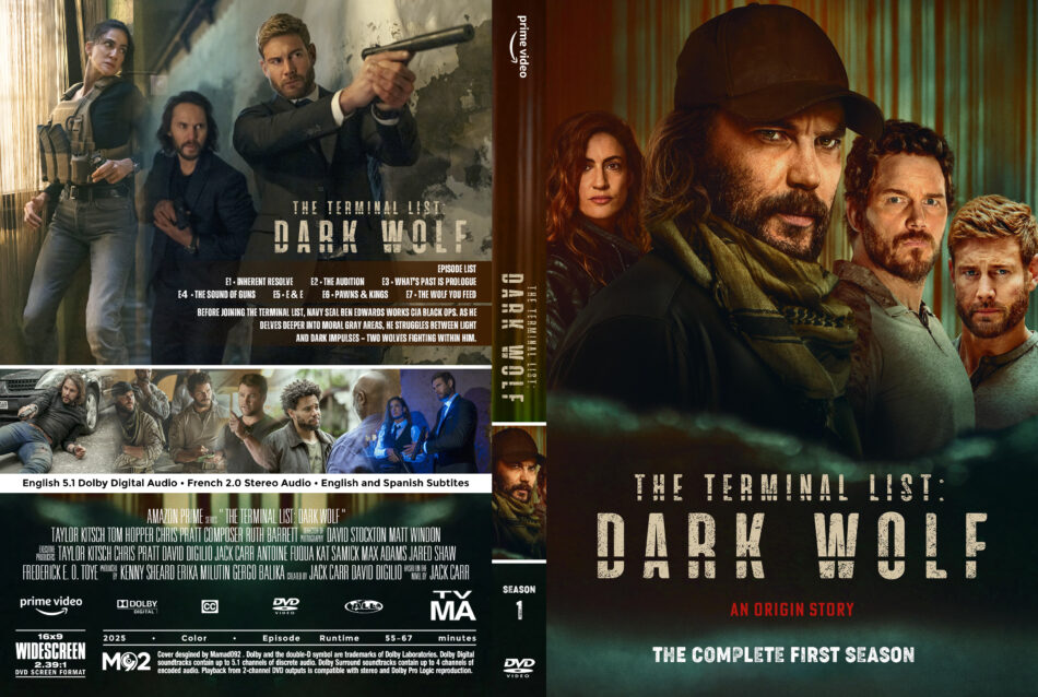 The Terminal List: Dark Wolf - Season 1 R0 Custom DVD Cover & Labels ...